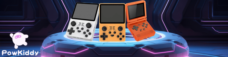 Powkiddy v90 - Handheld Gaming System - Mario Games - Roms